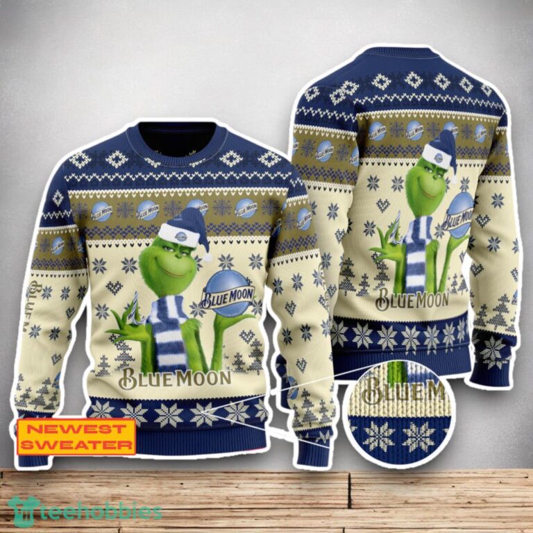 Blue Moon The Grinch Ugly Christmas Sweater Christmas Special Gifts For ...